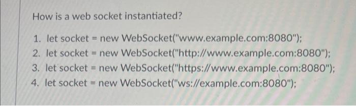 Solved When using XMLHttpRequest, when is the HTTP request | Chegg.com