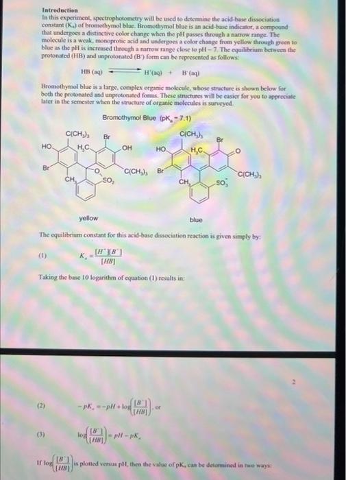 L. Calculate the values of the ratio ([HB][B−]) using | Chegg.com