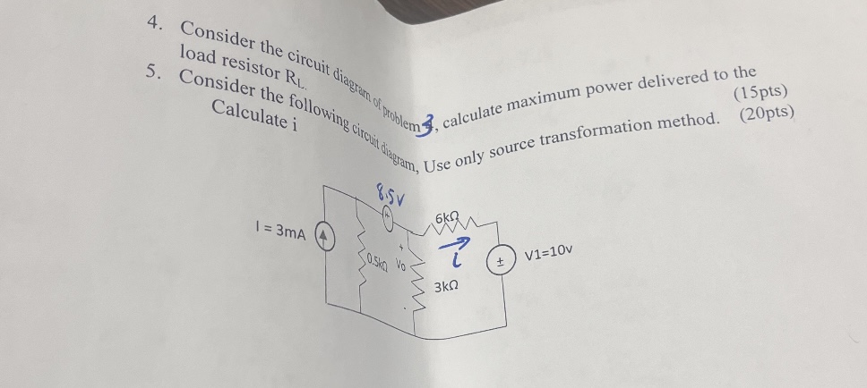 Consider the following circuit, calculate maximum | Chegg.com