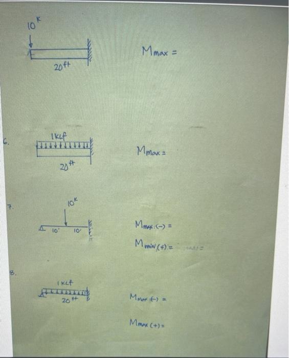 Solved K 10 Mmax = 2017 Ikif Mmax= 20* 10* Mmap -) = 10 10 | Chegg.com