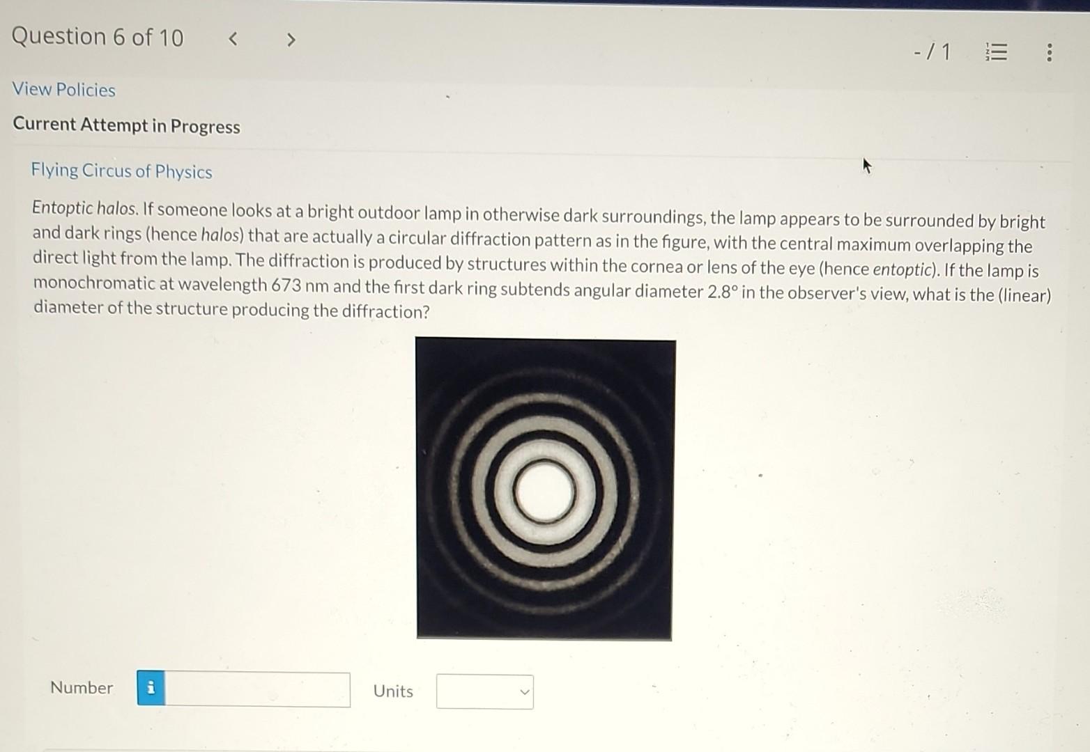 Solved Question 6 of 10 View Policies Current Attempt in | Chegg.com