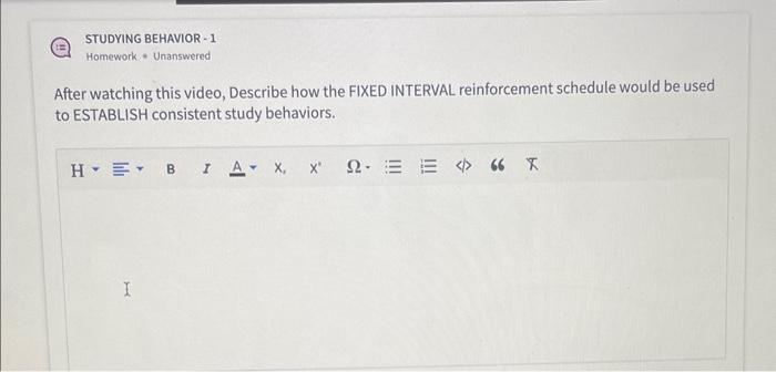 Solved After watching this video, Describe how the FIXED | Chegg.com