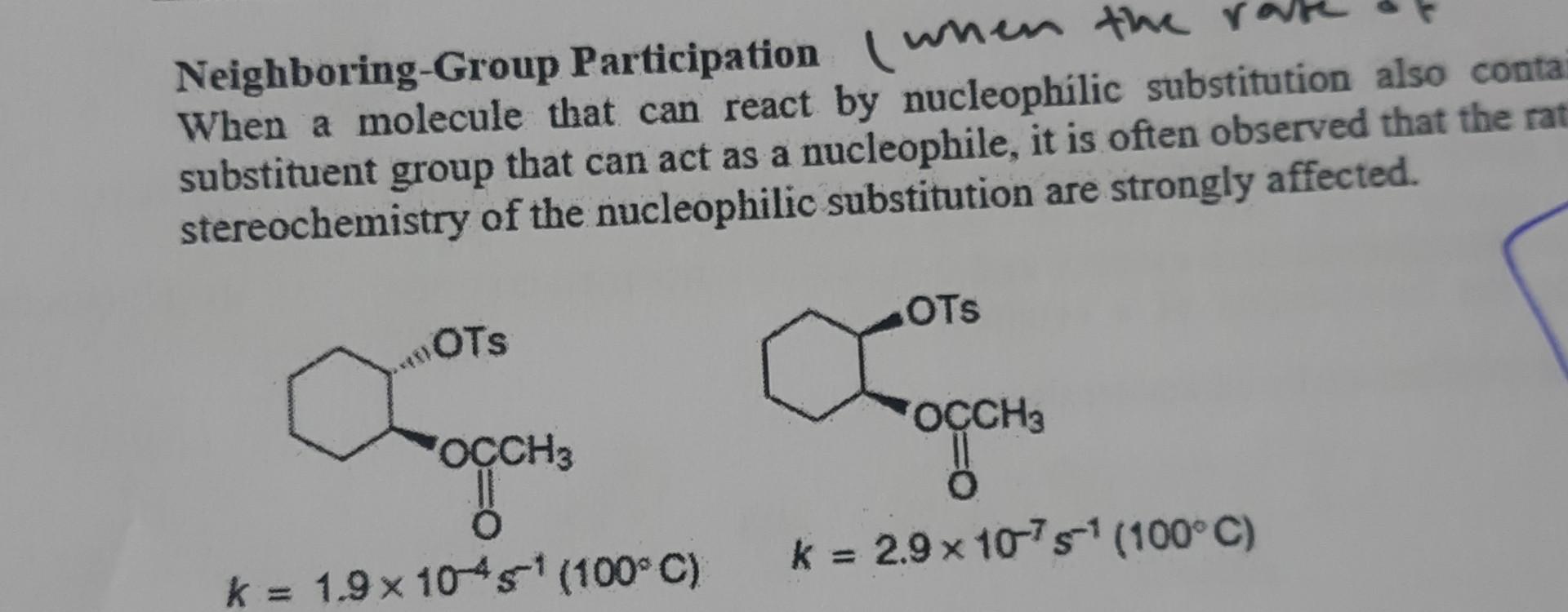 Solved please explain what's the effect of the neighboring | Chegg.com