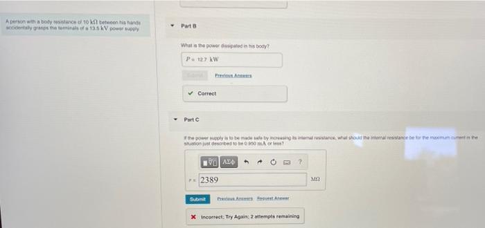 Solved A 5.5. kW water heator operates at 240 V Part 8 | Chegg.com