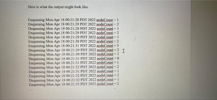 Solved In Java, implement a Queue class whose add and remove | Chegg.com