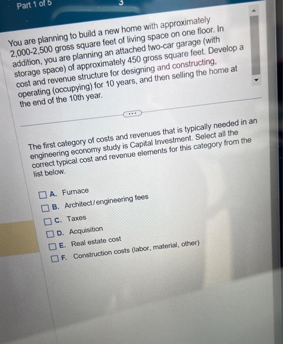 Solved You are planning to build a new home with | Chegg.com