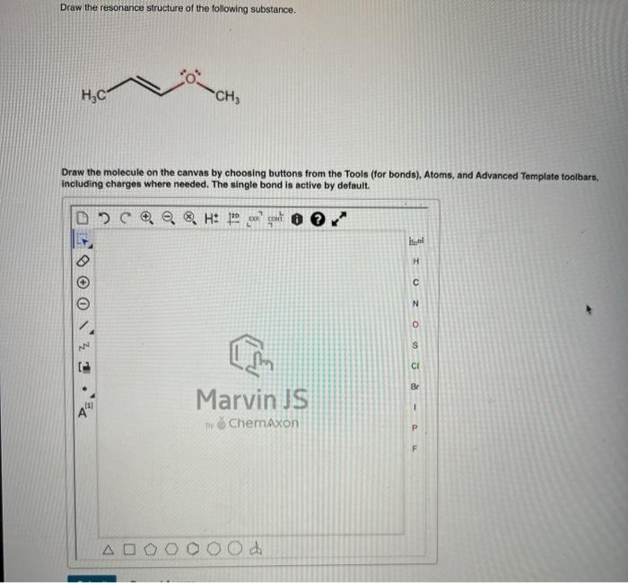 Draw the resonance structure of the following | Chegg.com
