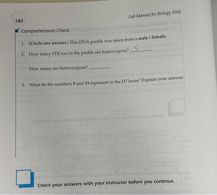 Solved Comprehension Check 1. (Circle one answer.) This | Chegg.com
