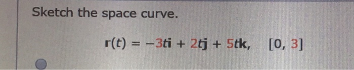 Solved Sketch the plane curve. r(t) = t?i + 2tk, [0, 3] o | Chegg.com