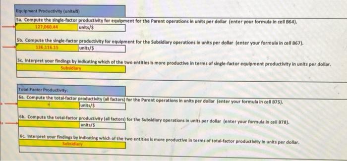 Solved Use Data In Columns C And D For The Data Calculation