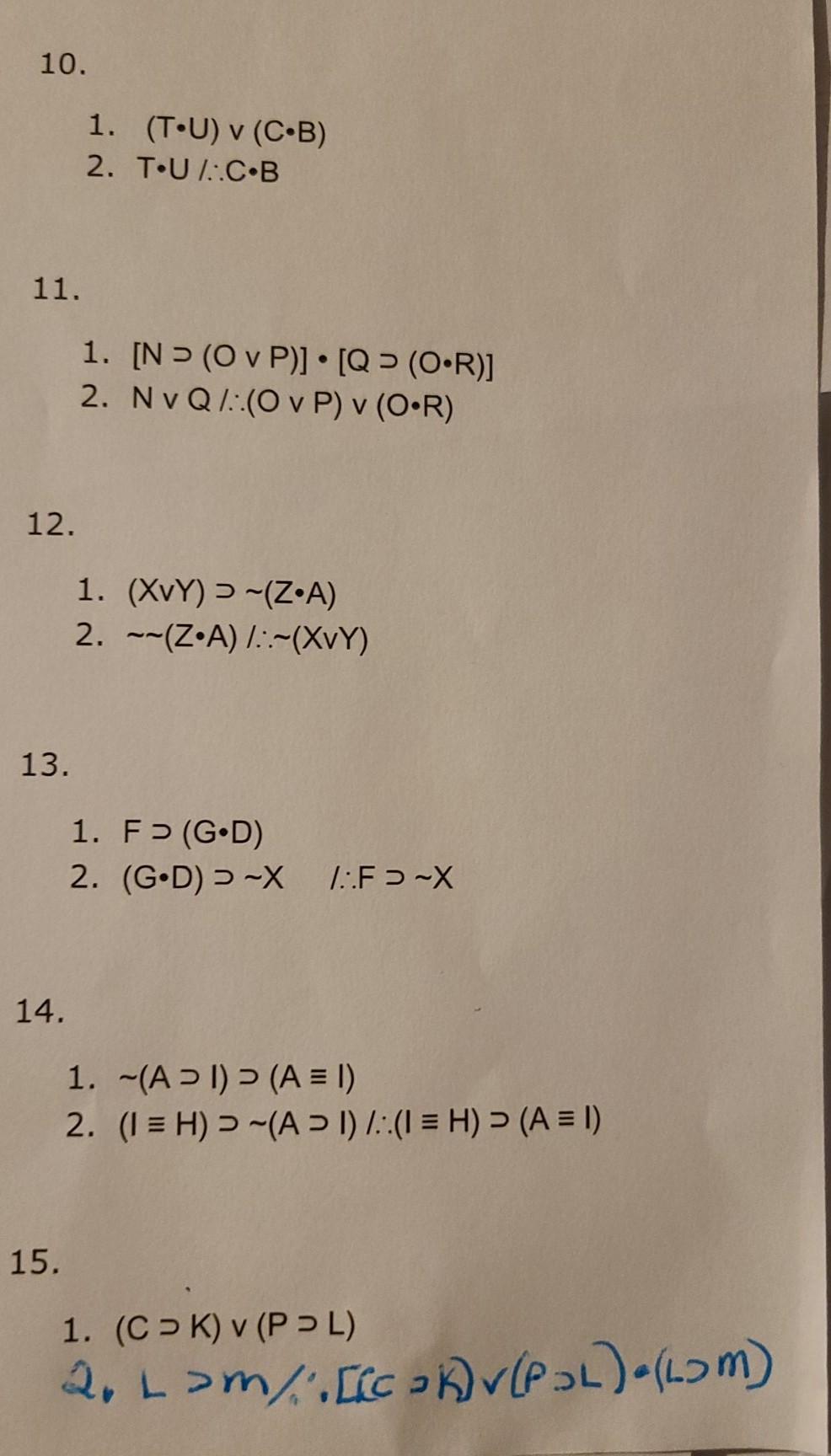 Solved Logic-Natural Deduction 8 Rules of Implication | Chegg.com