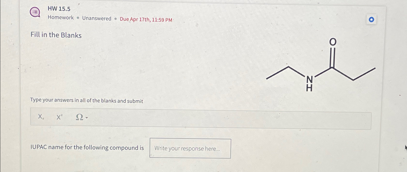 Solved IUPAC name for the following compound is? | Chegg.com