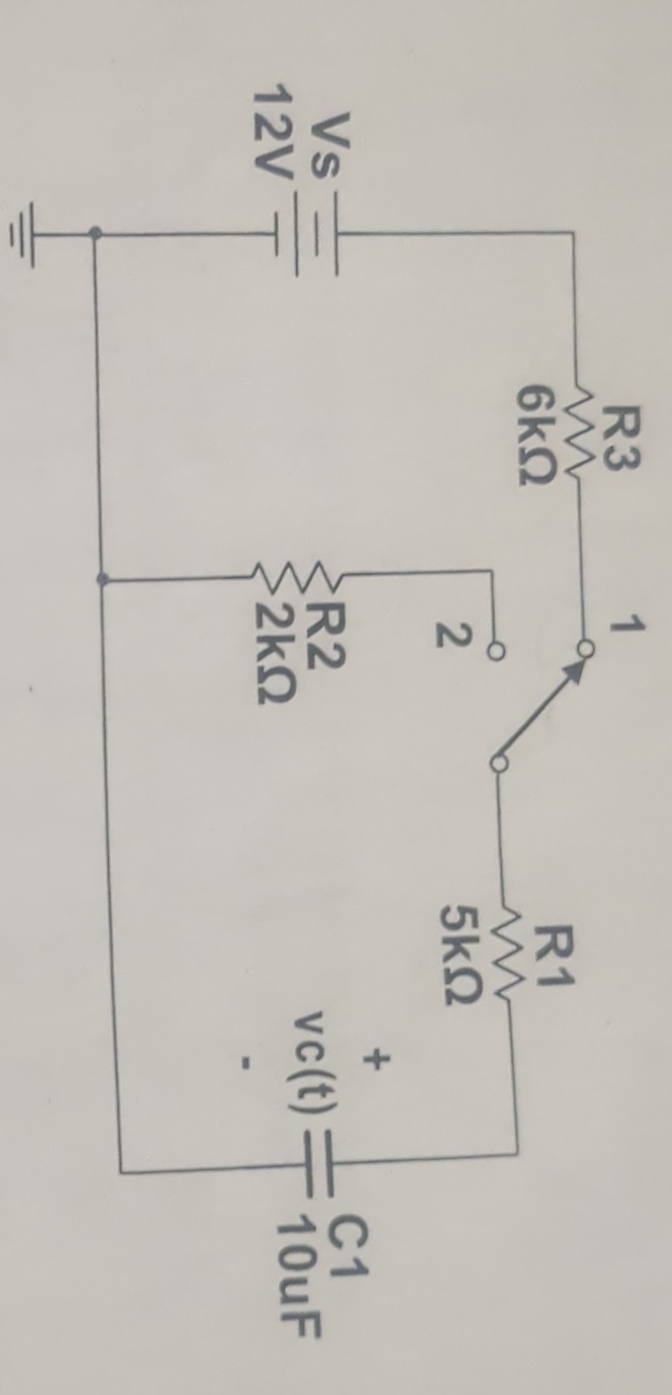Solved what is the time constant for the charging phase | Chegg.com