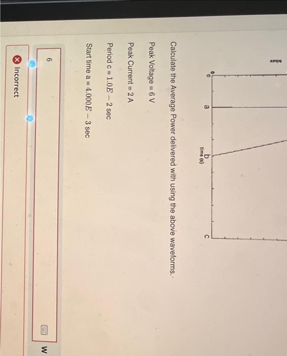 Solved Calculate the Average Power delivered with using the | Chegg.com