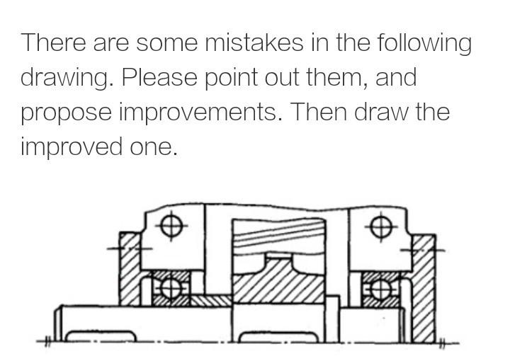 Solved There are some mistakes in the following drawing. | Chegg.com