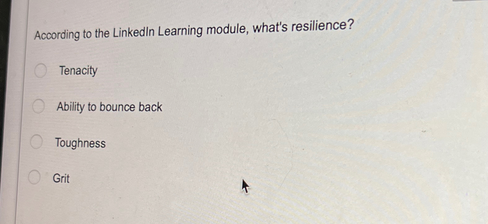 Solved According to the Linkedln Learning module, what's | Chegg.com