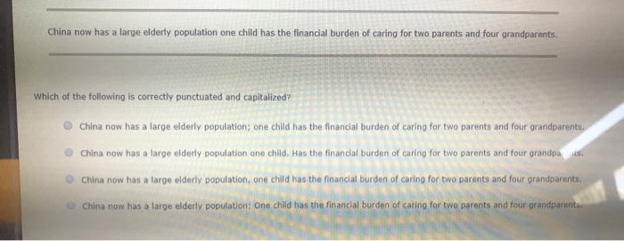 Directions: Each of the following items is a comma | Chegg.com