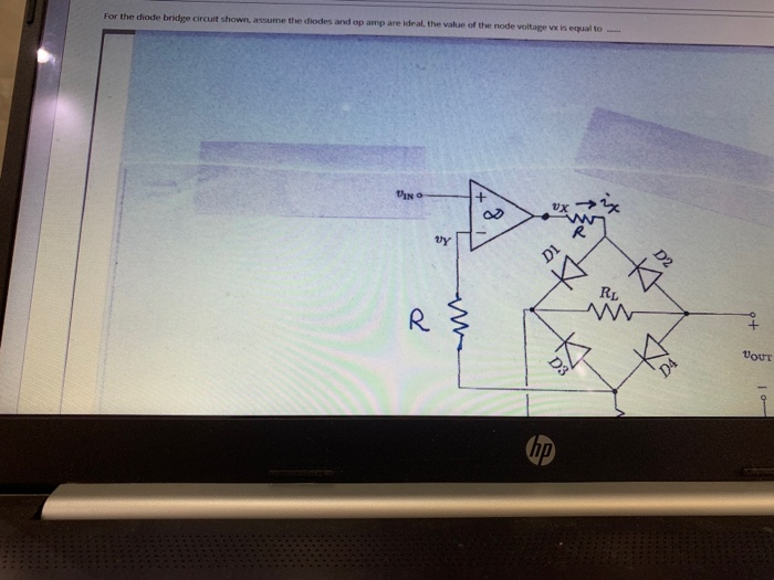 Solved For the diode bridge circuit shown, assume the diodes | Chegg.com