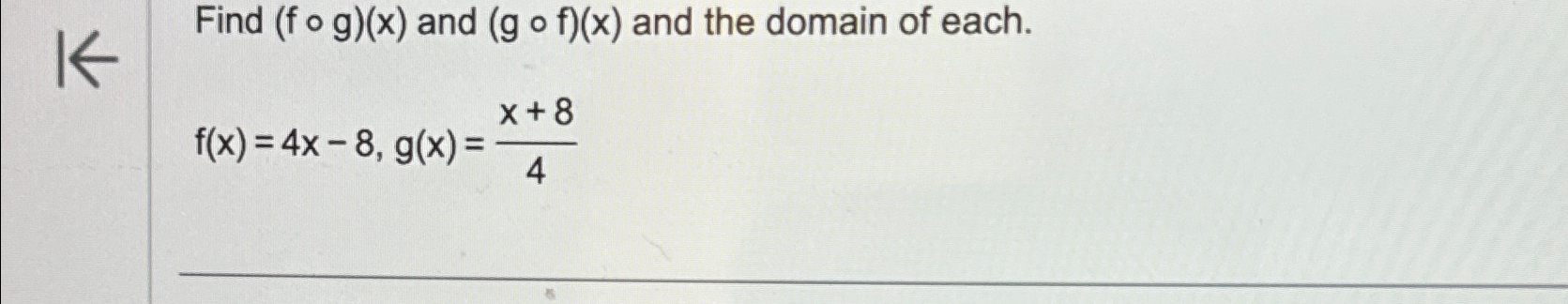 Solved Find (f@g)(x) ﻿and (g@f)(x) ﻿and the domain of | Chegg.com