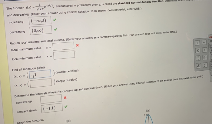 Solved The function f(x)= eX/2, encountered in probability | Chegg.com