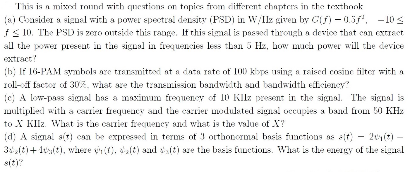 This is a mixed round with questions on topics from | Chegg.com