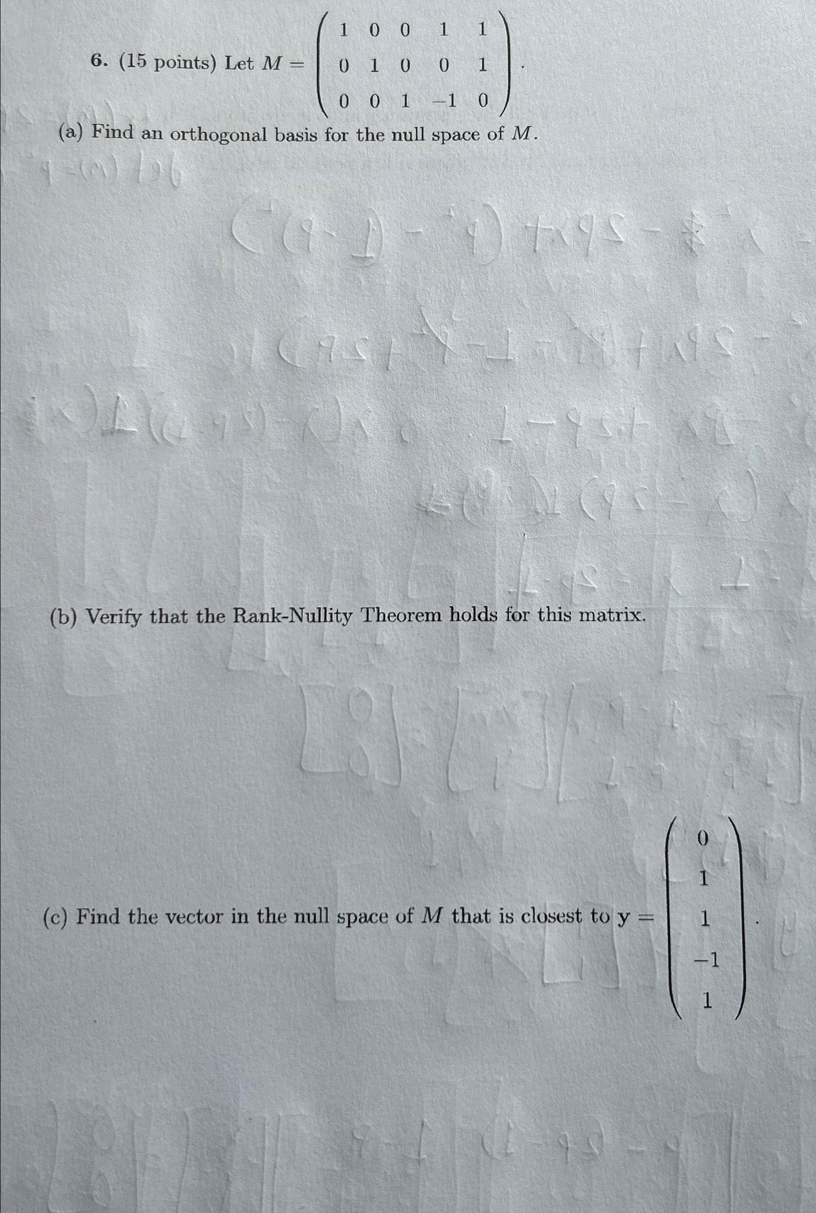 Solved (15 ﻿points) ﻿Let | Chegg.com