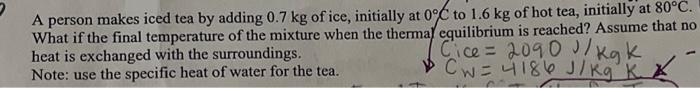 Solved wrote out the wrong equation for this problem | Chegg.com