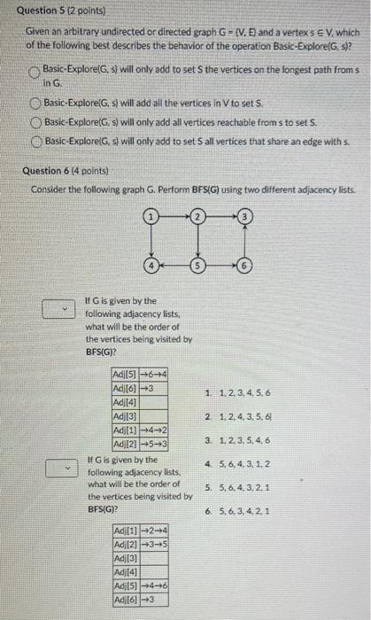 Solved Given an arbitrary undirected or directed graph | Chegg.com