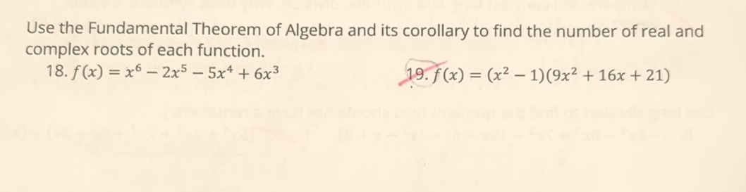 Solved Use the Fundamental Theorem of Algebra and its | Chegg.com