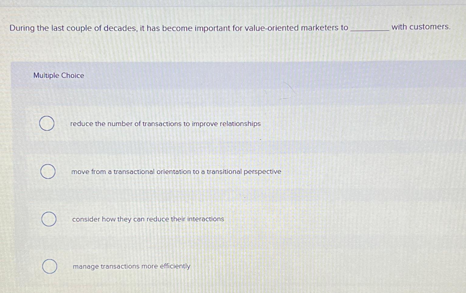 Solved During the last couple of decades, it has become | Chegg.com