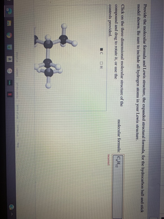 Solved Click on the three-dimensional molecular structure of | Chegg.com