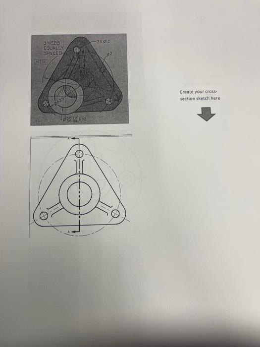 1. Please sketch a cross section view A-A for the | Chegg.com