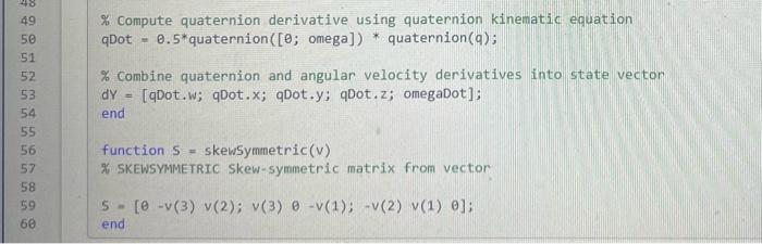 Solved Cube kinematics simulation clear all cle Constants 1 | Chegg.com