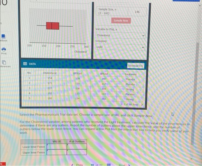 The chart will be displayed once you collect a sample | Chegg.com