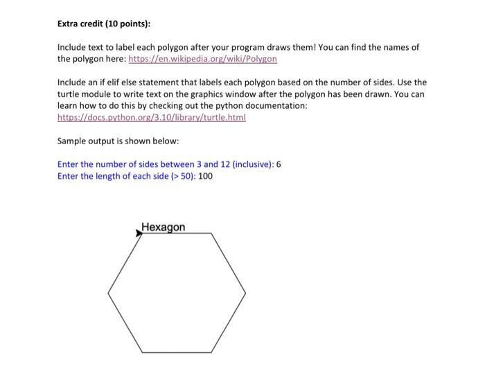 Solved Extra credit (10 points): Include text to label each | Chegg.com