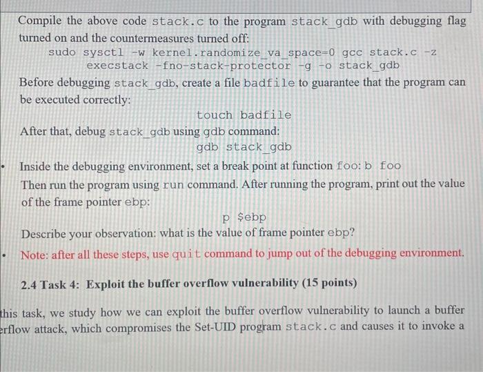 this task, we study the shell function and Shellshock | Chegg.com