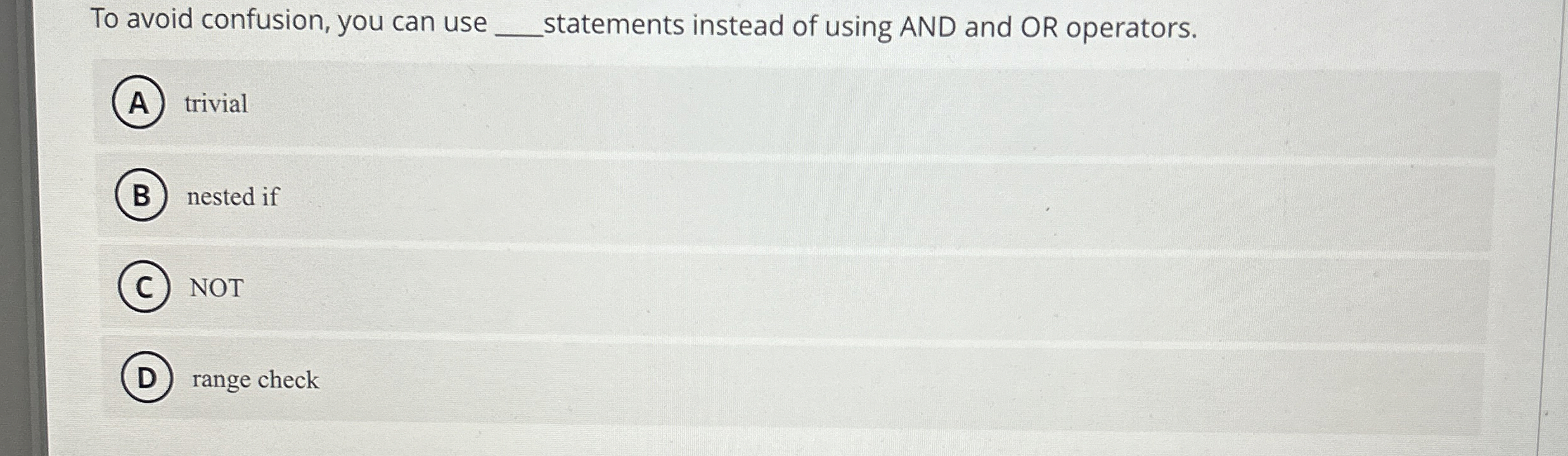 Solved To avoid confusion, you can use q, ﻿statements | Chegg.com