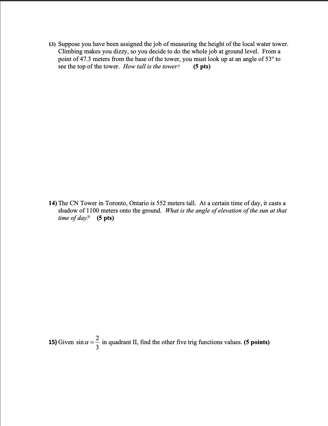 Solved Suppose you have been assigned the job of measuring | Chegg.com