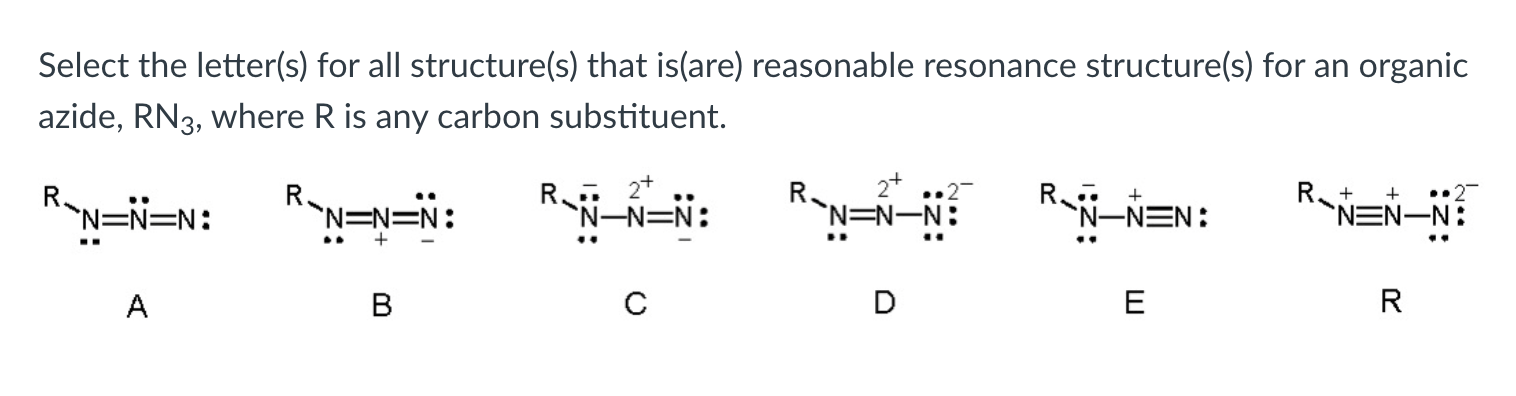 Solved Select the letter(s) ﻿for all structure(s) ﻿that | Chegg.com
