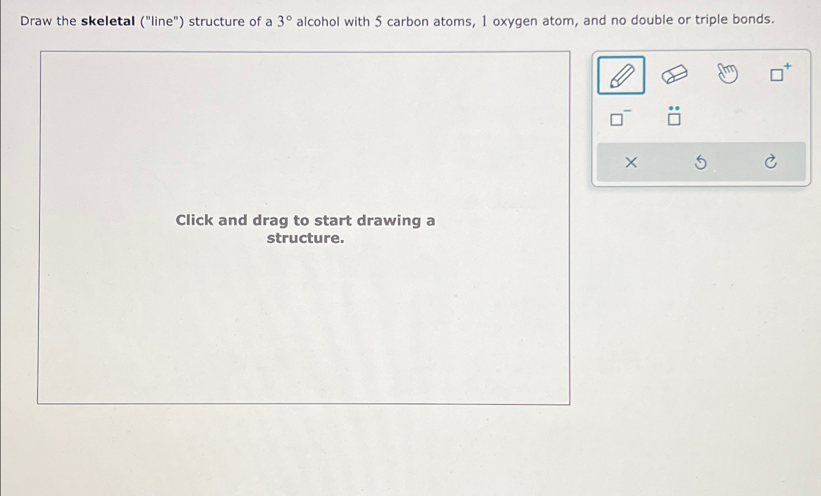 Solved Draw the skeletal ("line") ﻿structure of a 3° | Chegg.com