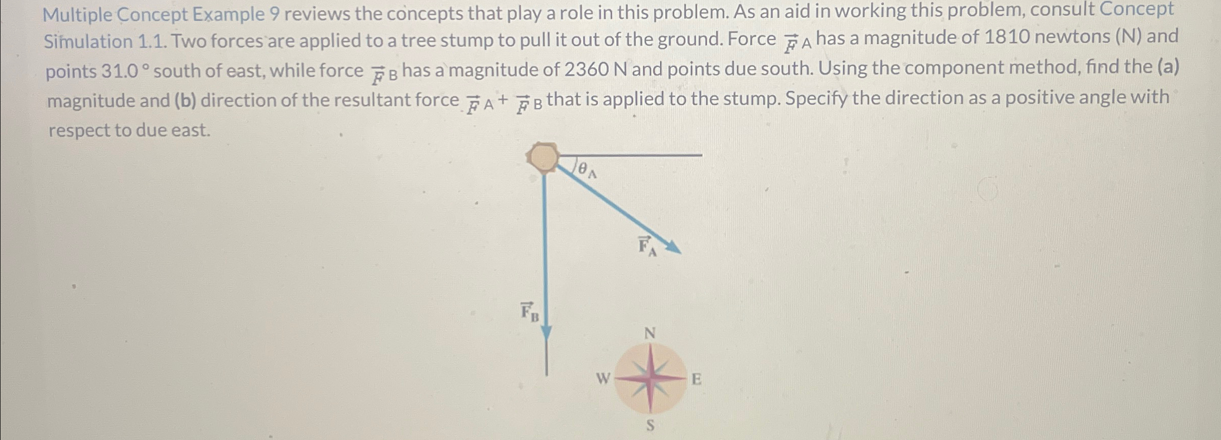 Solved Multiple Concept Example 9 ﻿reviews the concepts that | Chegg.com