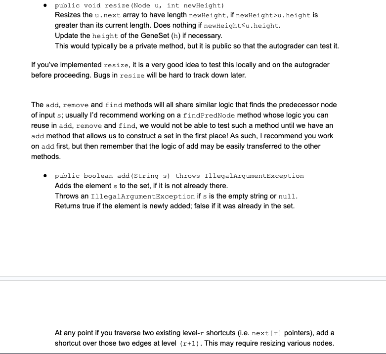 Solved I keep having issues come up with updating the height | Chegg.com