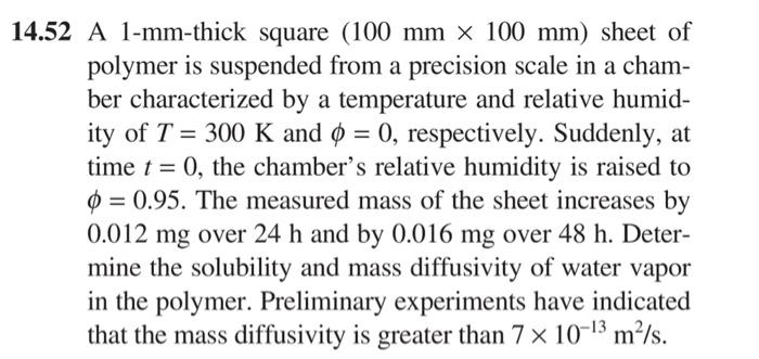 Solved 4.52 A 1-mm-thick square (100 mm×100 mm) sheet of | Chegg.com