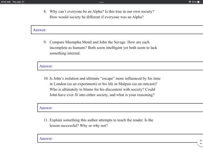 Instructions: You must answer each question in | Chegg.com