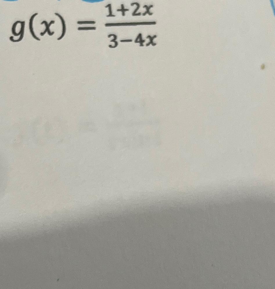 Solved find the derivative. g(x)=1+2x3-4x | Chegg.com