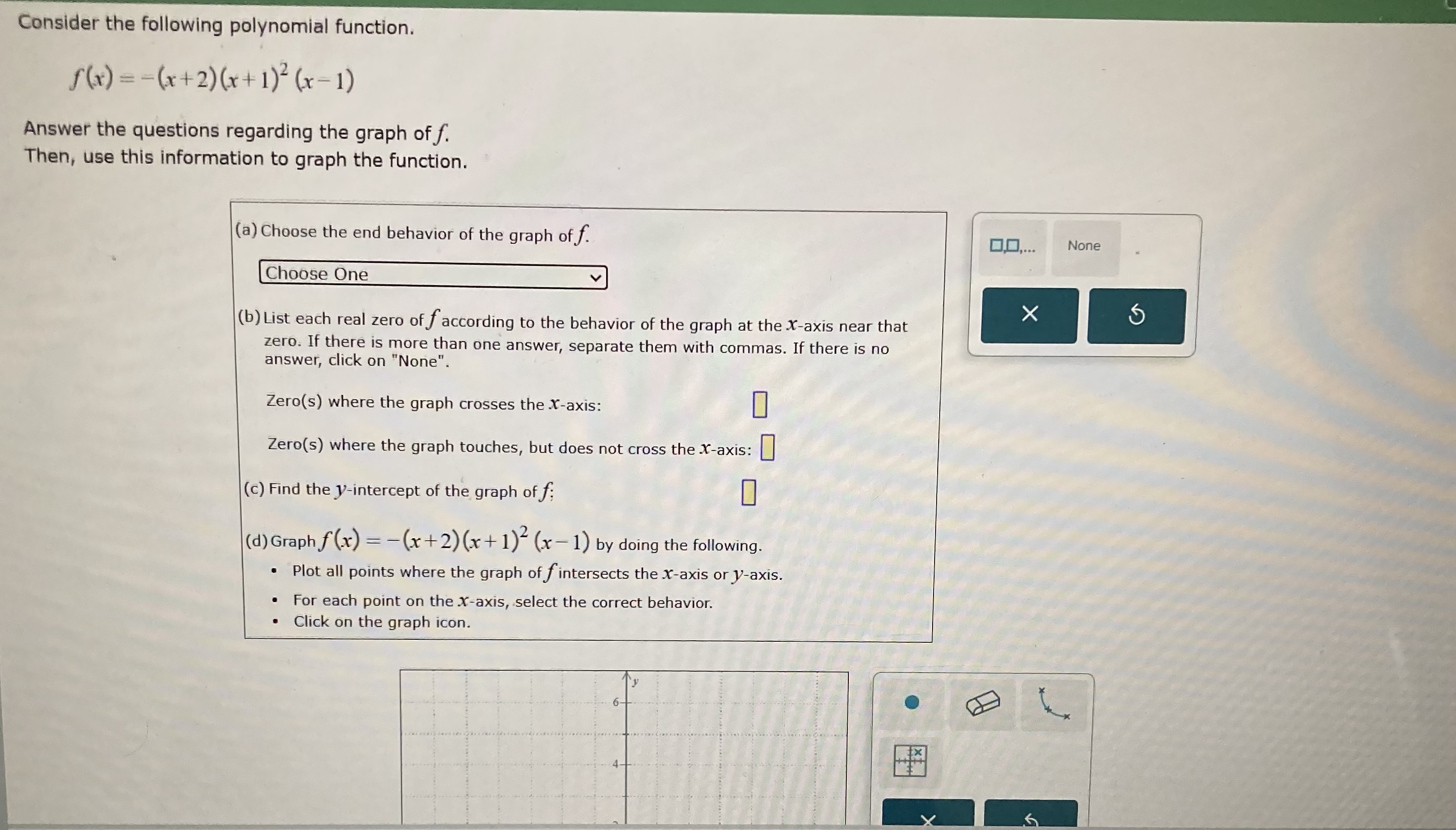 Solved Consider the following polynomial | Chegg.com