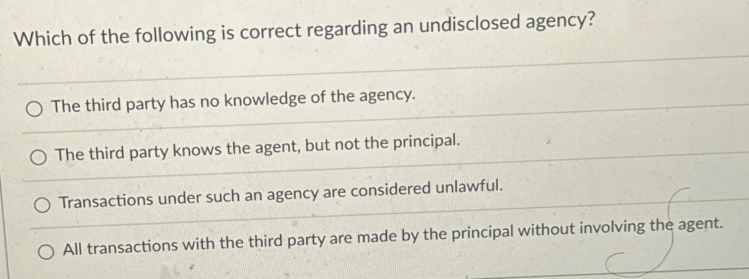 Solved Which of the following is correct regarding an | Chegg.com
