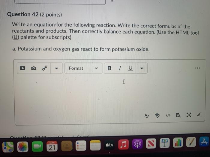 Solved Reaction of BaCl2 with Na2SO4 (aq) Balance the | Chegg.com