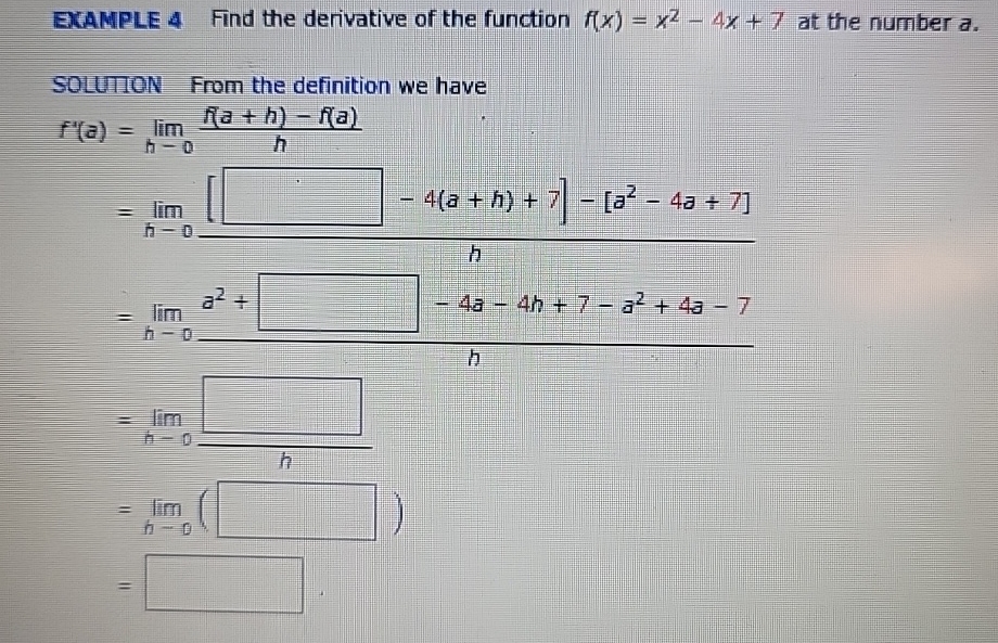 Solved EXAMPLE 4 ﻿Find the derivative of the function | Chegg.com