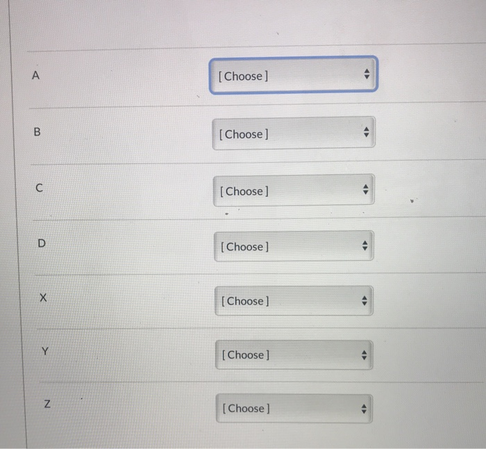 Solved Using the following tables, identify the unknown | Chegg.com